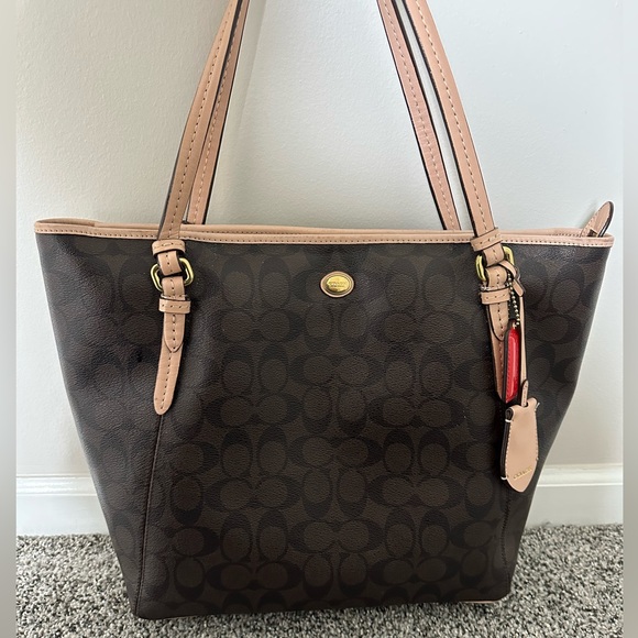 Coach | Bags | Coach Tote Bag Signature Print | Poshmark